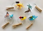 Clothespin Automata about Insects Pollinators – michele guieu